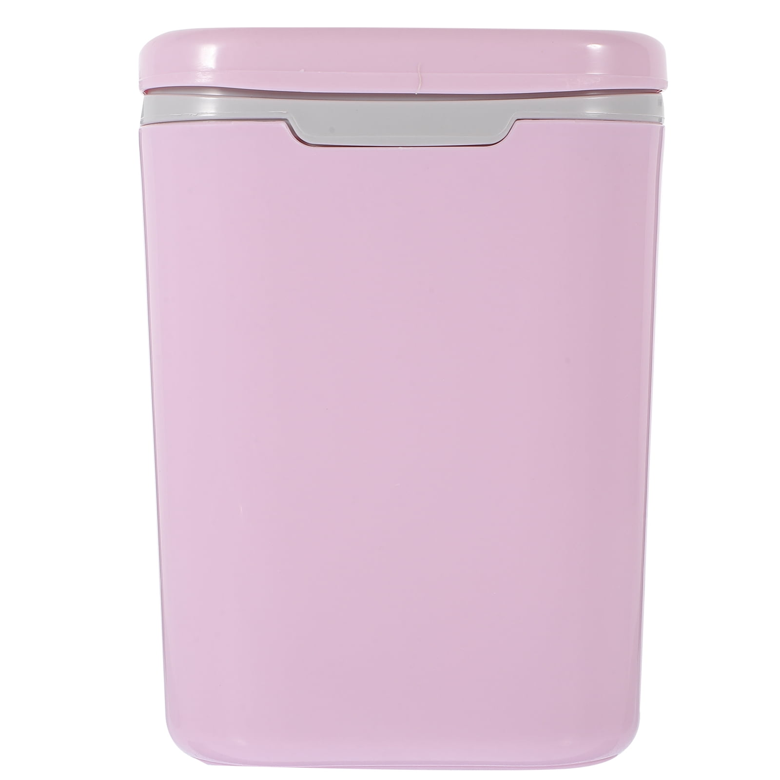Cute Mini Office Bin 1 Set Small Wastebasket with Lid Portable Desktop ...