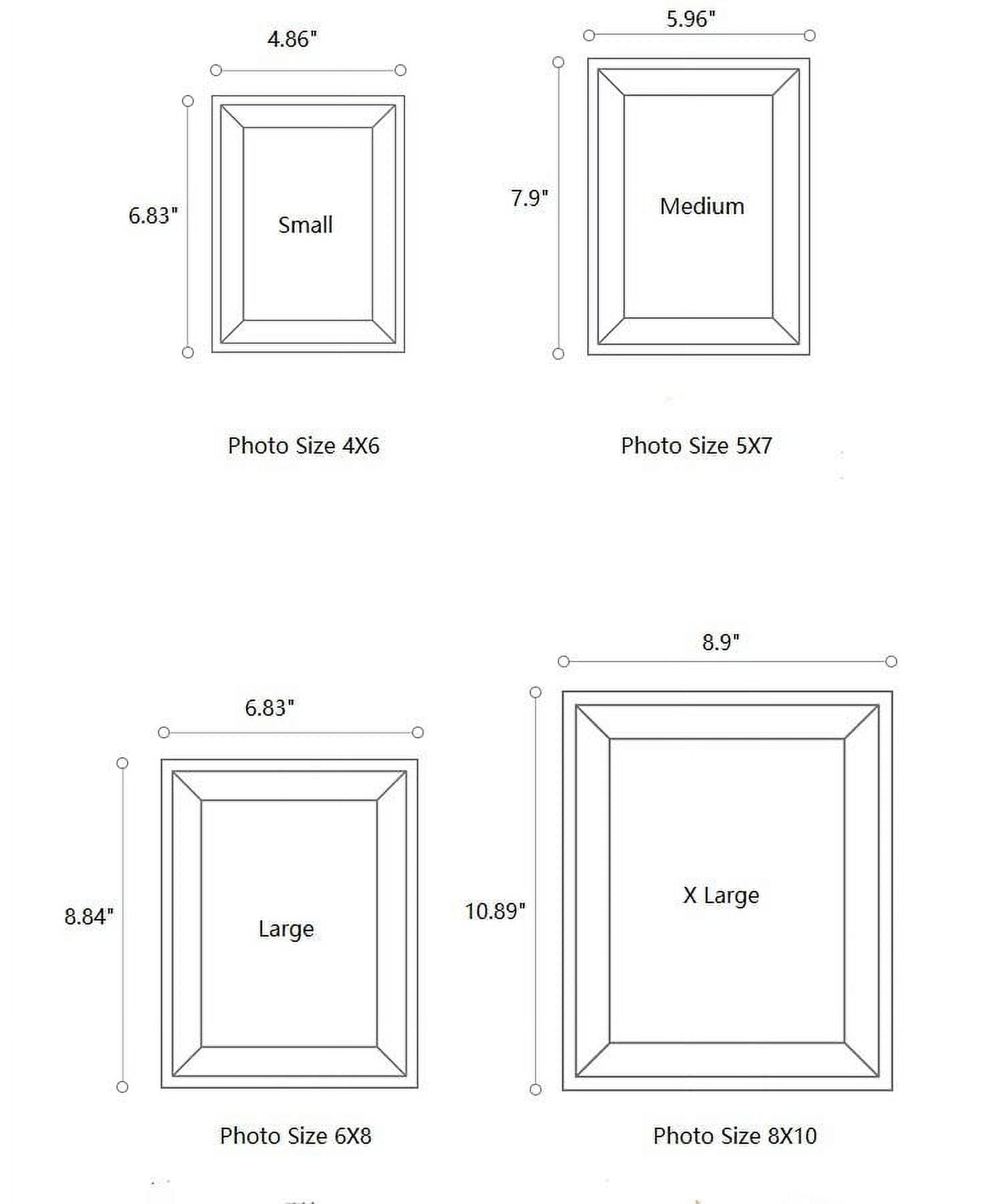 Desktop Solid Wood Photo Frame - Walmart.com