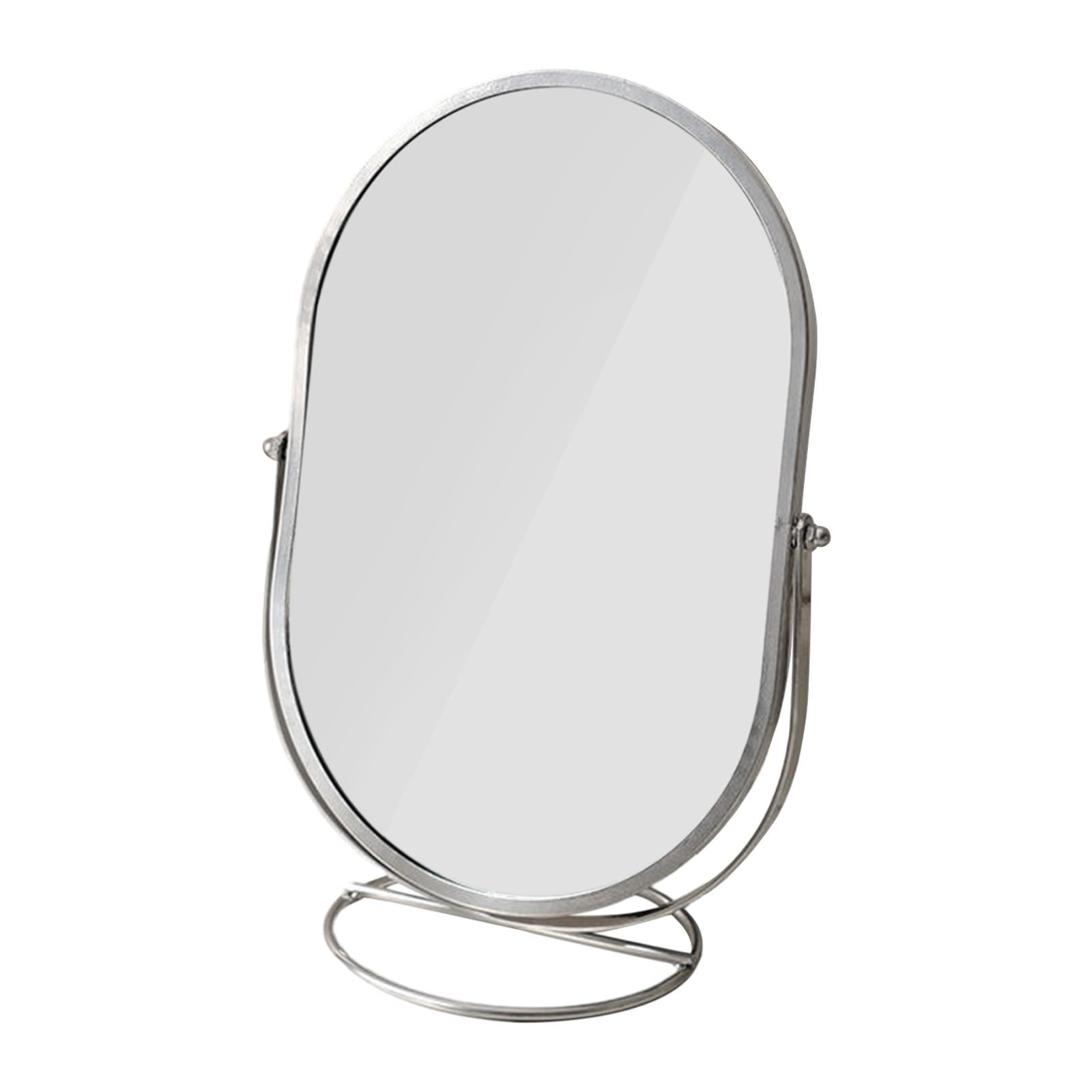 Desktop Stand Mirror Small Tabletop Dressing Mirror Modern Rotating ...
