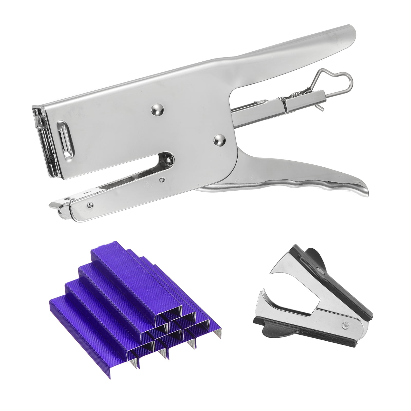 Desktop Stapler Heavy Duty, 1 Set Handheld Plier Stapler No Jam with ...