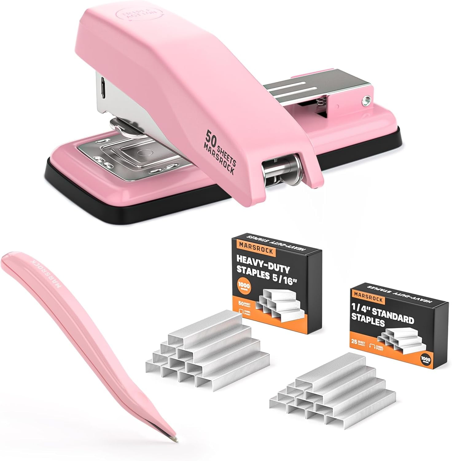Desktop Stapler, Swing-Arm Swivel Stapler, 50 Sheet Capacity, 2000 ...