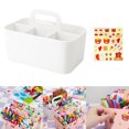 Desktop Stationary 5 Compartments Marker Caddies with Handle Big ...