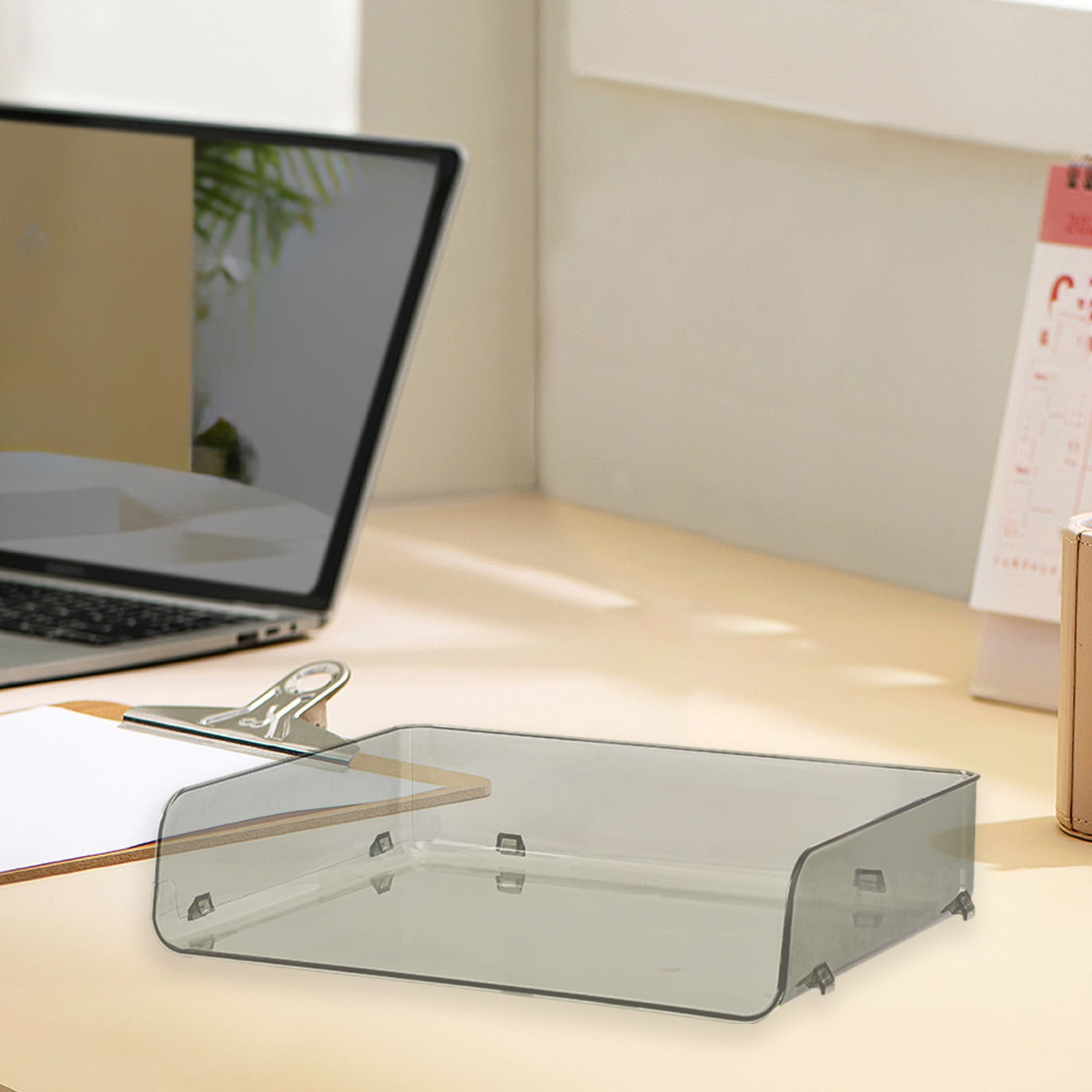 Desktop Storage Box Under $5! Yannianjz Desktop Storage Box, Stackable ...