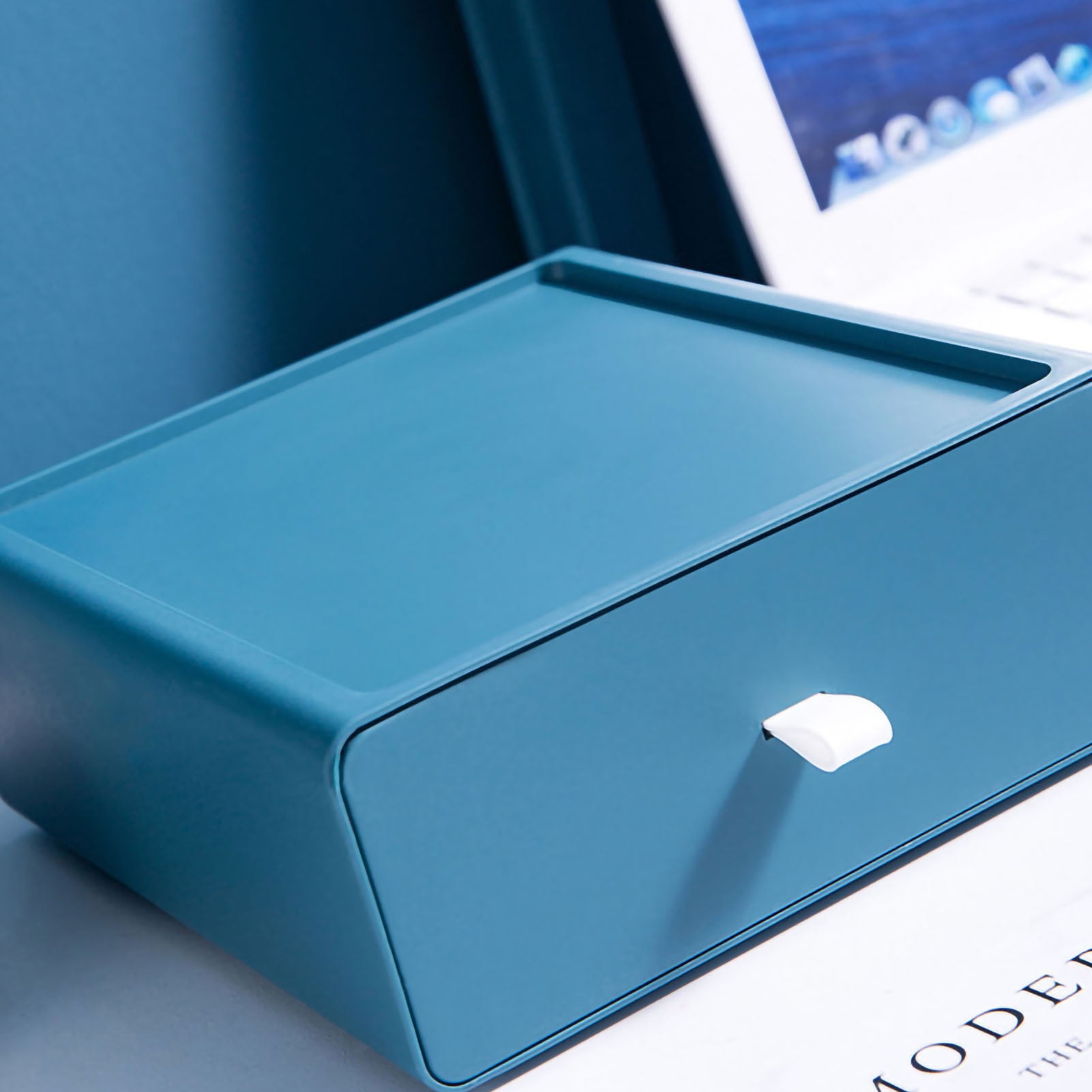 Desktop Storage Box Drawer Design Strong Load Bearing Stackable Desktop ...