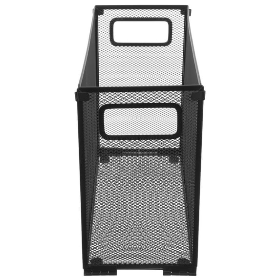 Desktop Storage Box File Holder for Desk Mesh File Crate Metal File ...