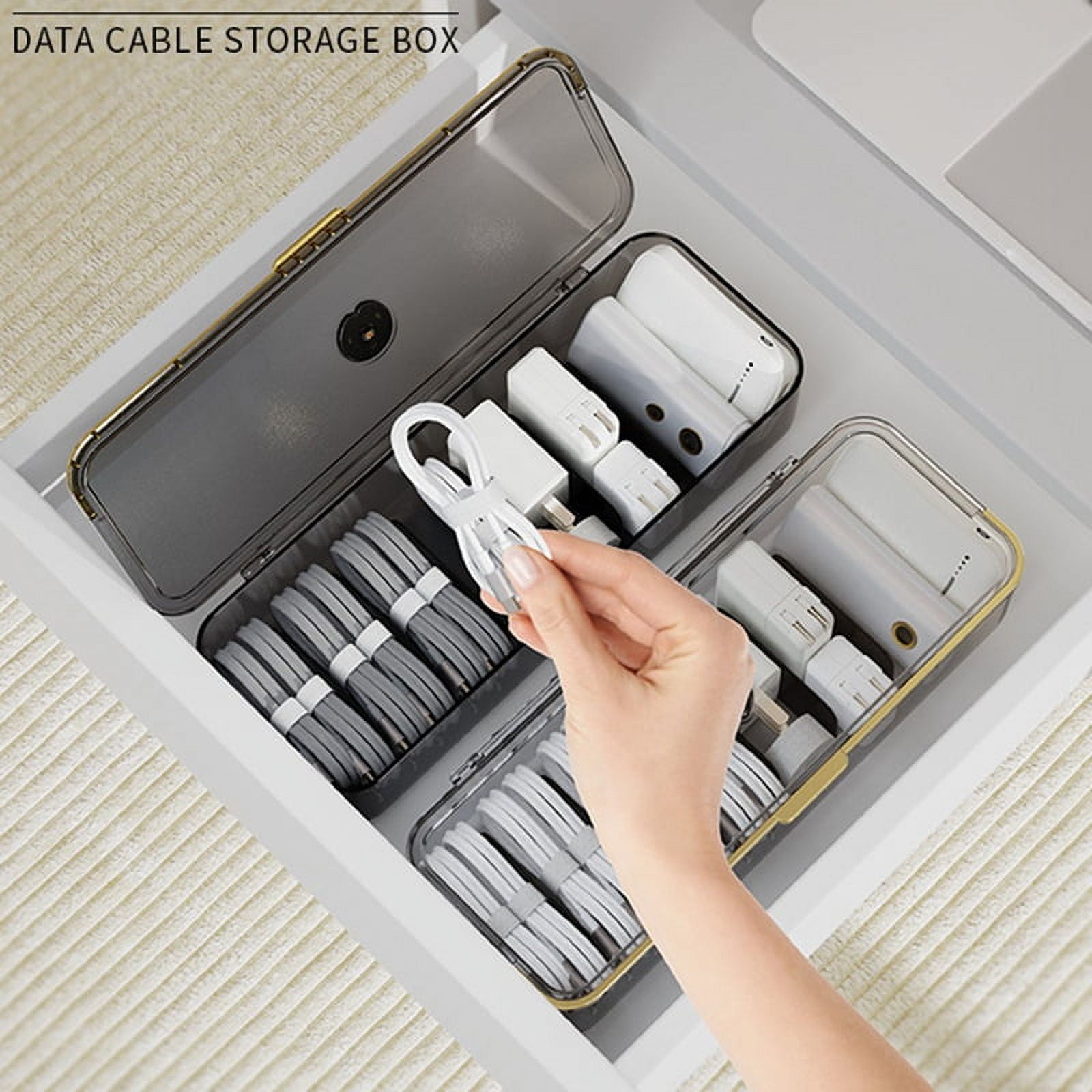 Desktop Storage Box Multifunctional Frame Sorting Box Clamshell Design ...