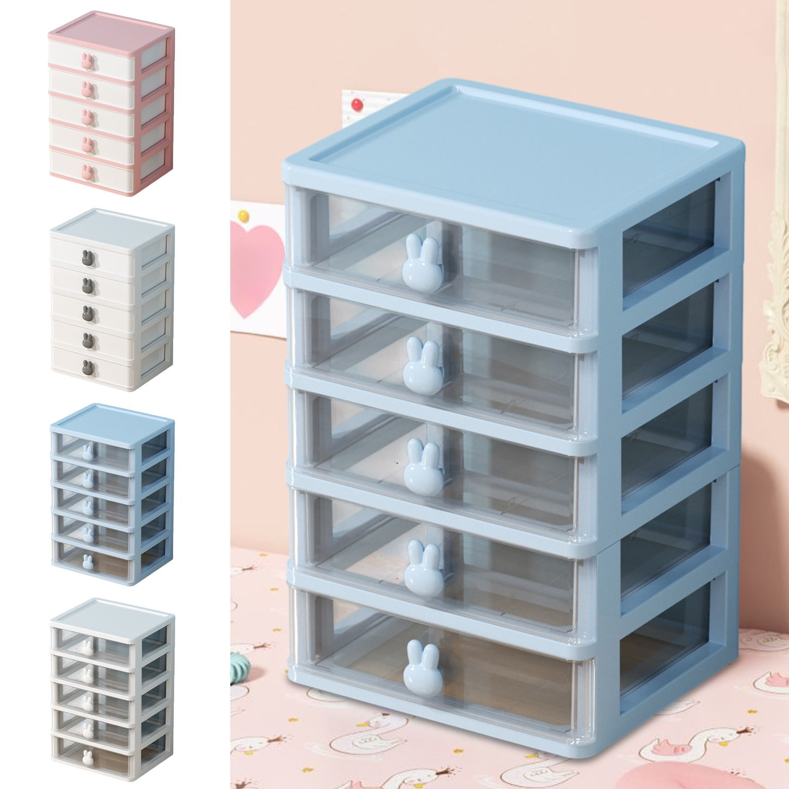 Desktop Storage Box, Multifunctional Organizing Box, Makeup & Jewelry ...