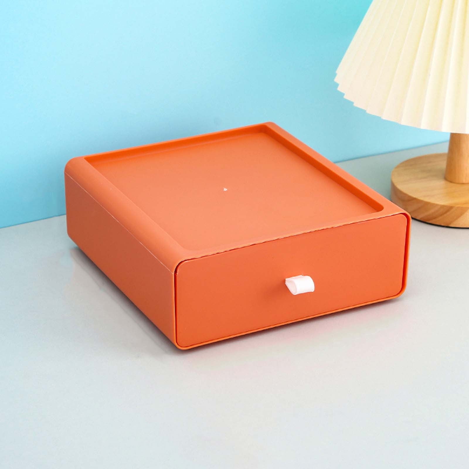 Desktop Storage Box Organizer Drawer,Stackable Large Capacity Sundry ...
