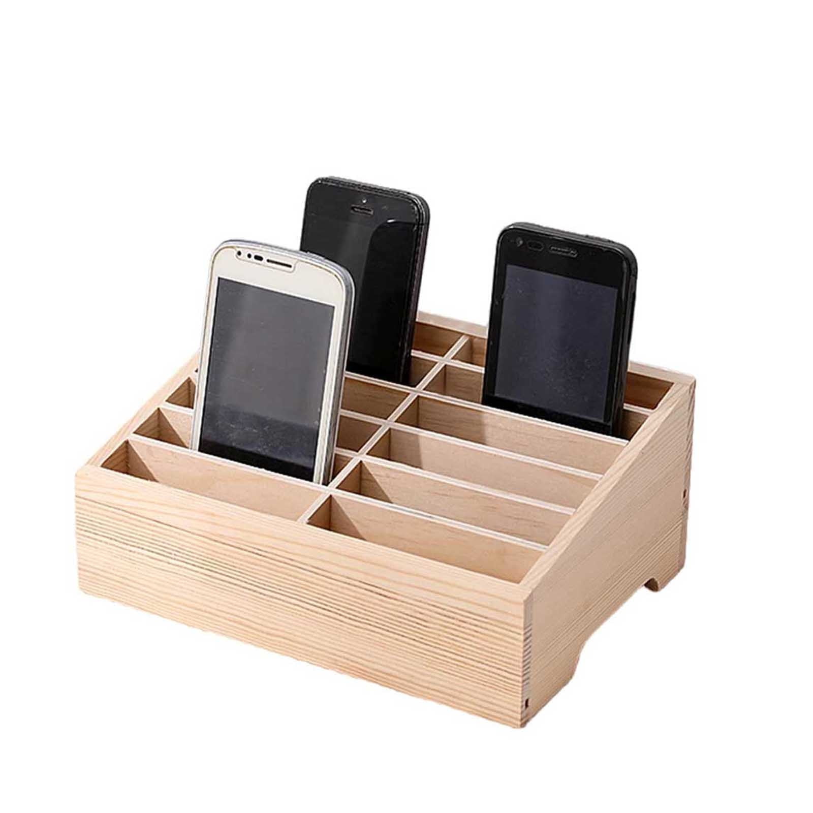 Desktop Storage Box Organizer | Versatile Vertical Horizontal Placement ...