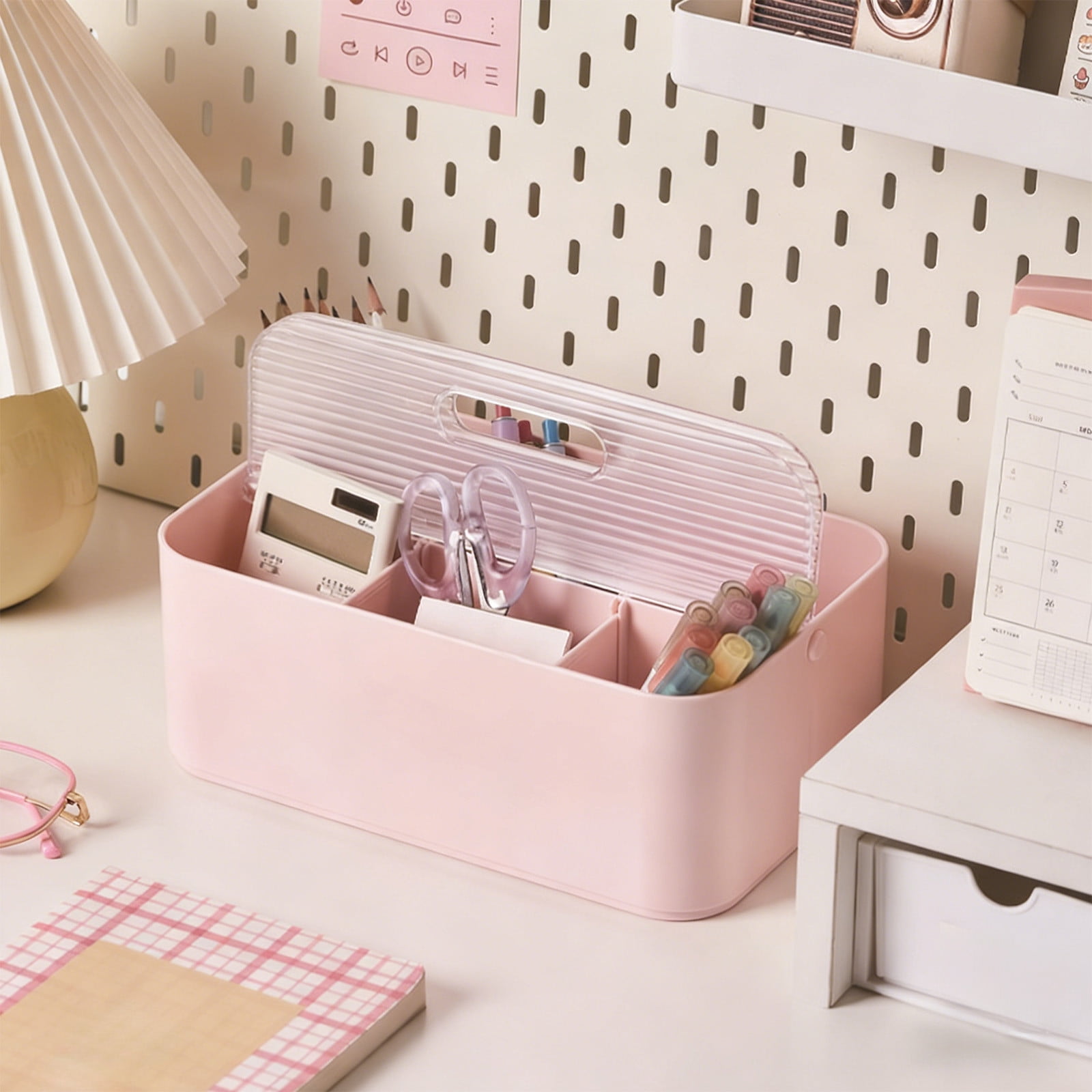 Desktop Storage Box Stationery Compartment Storage Box, New, Style-hd ...