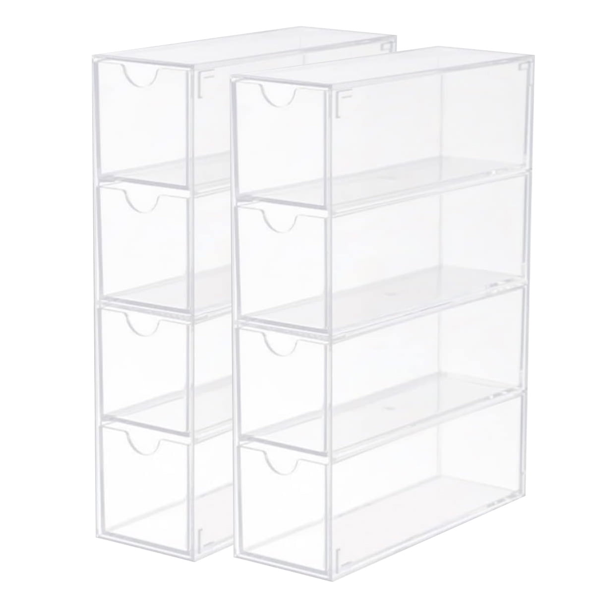 Desktop Storage Box With Drawers, Stackable Desktop Storage Box With ...