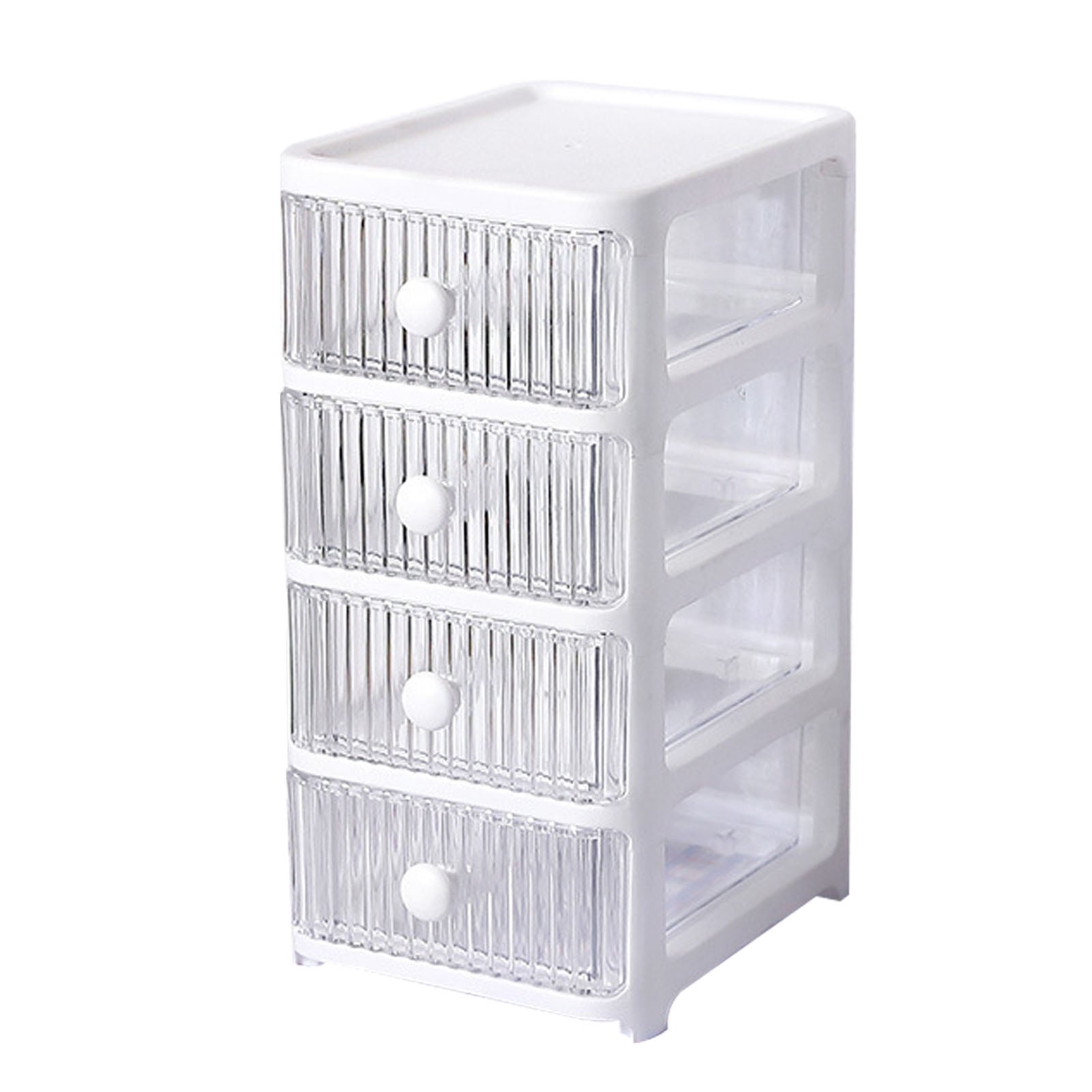 Desktop Storage Box with Drawers Multi Layers Transparent ...