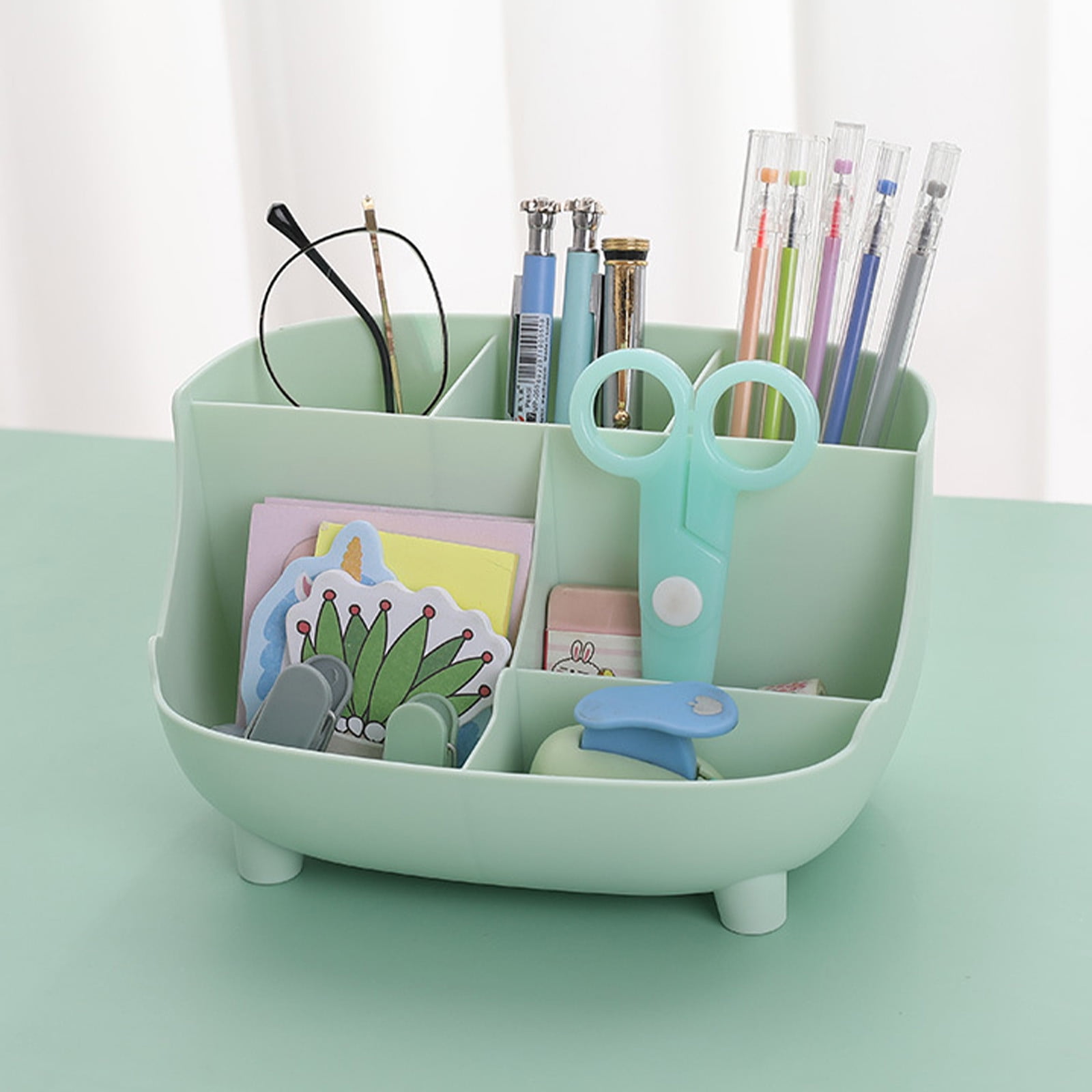 Desktop Storage Organizer Box | Multifunctional Plastic Pen Holder ...