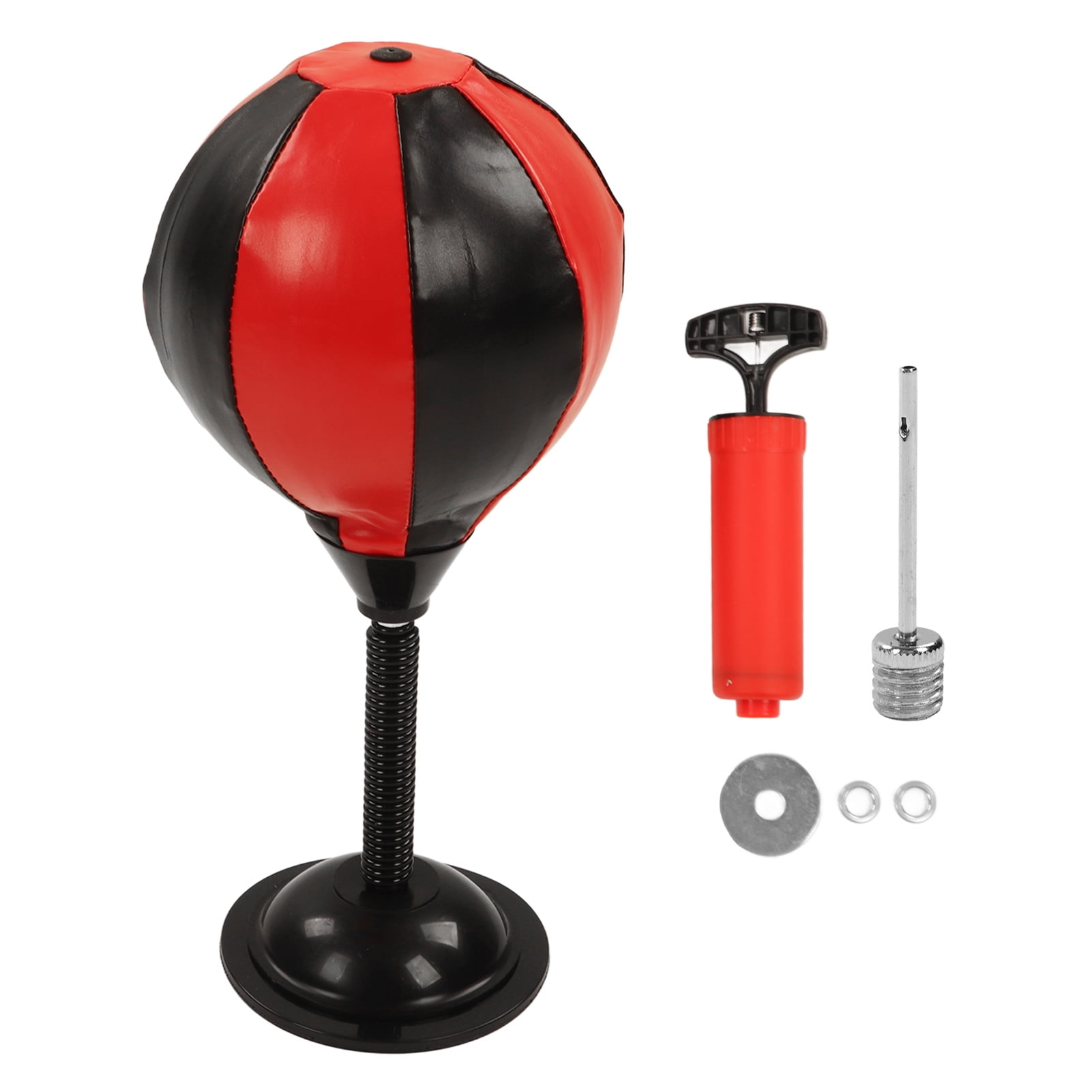 Desktop Stress Relief Ball with Steel Spring, Tabletop Punching Bag for ...