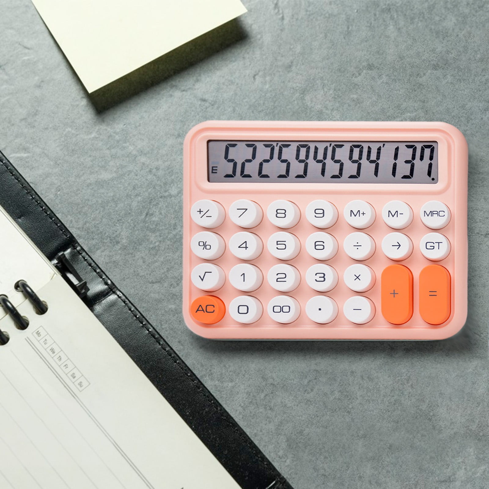 Desktop Tablet Calculator, Simple Thin 12-Digit Screen, Clear and Easy ...