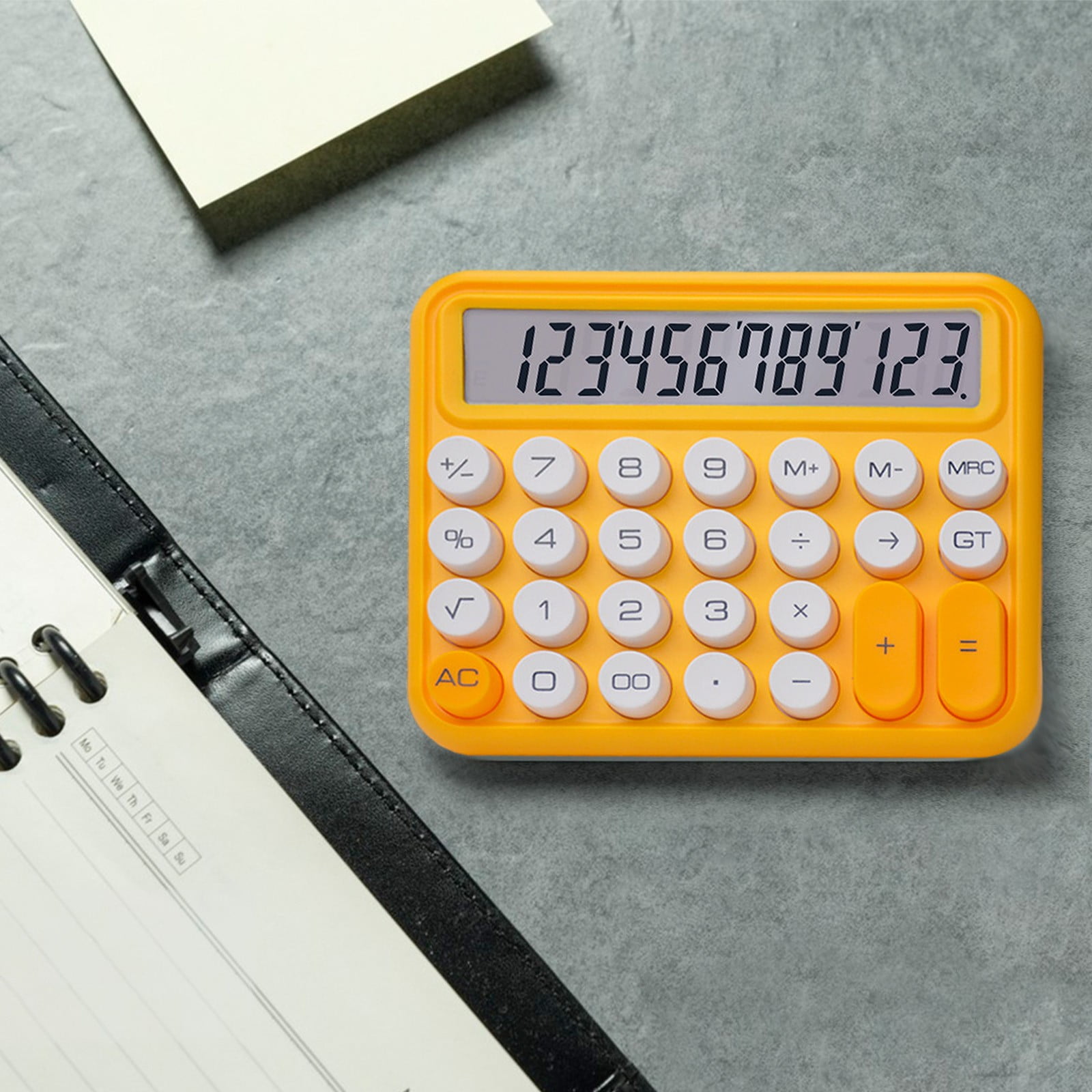Desktop Tablet Calculator, Simple Thin 12-Digit Screen, Clear and Easy ...