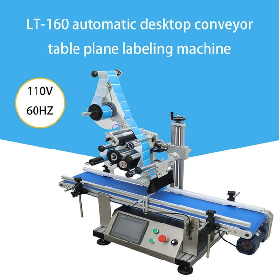 Desktop Tabletop Conveyor Table Plane Labeling Machine Full-Automatic ...