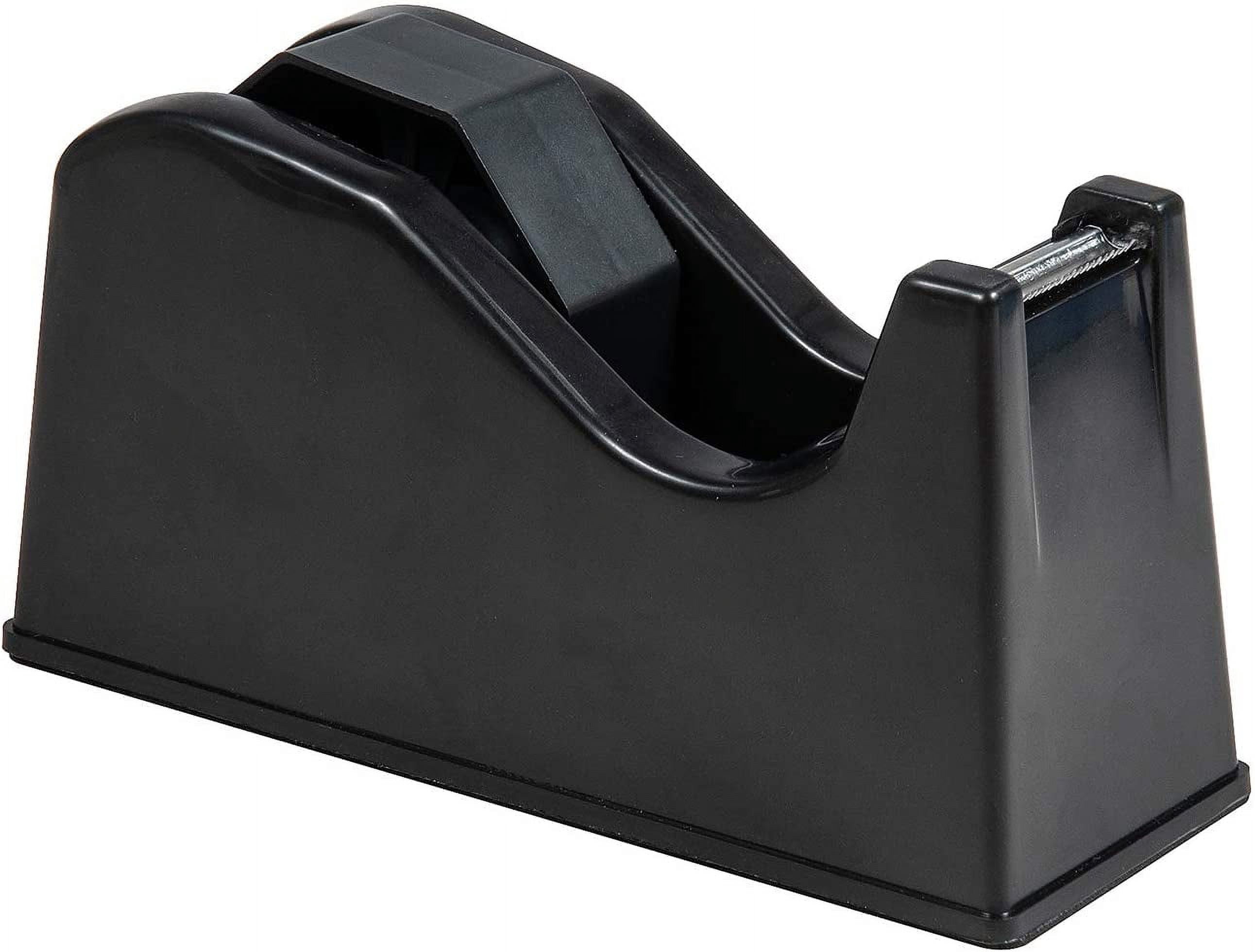 Desktop Tape Dispenser Adhesive Roll Holder (Fits 1" & 3" Core) with ...