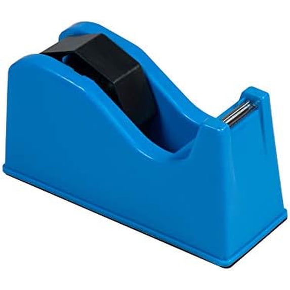 Desktop Tape Dispenser Adhesive Roll Holder (Fits 1" & 3" Core) with ...