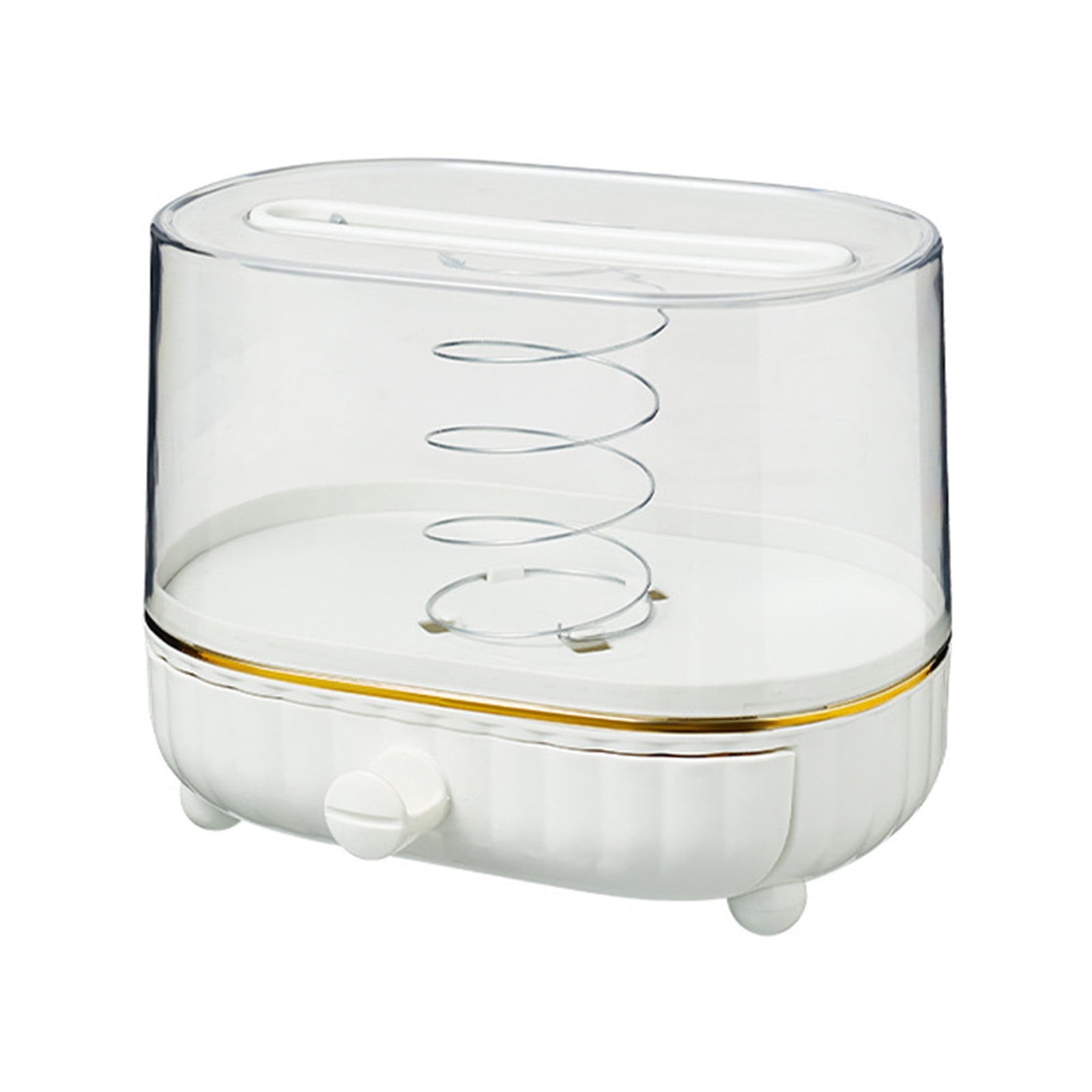 Desktop Tissue Box Tissue Container Plastic Tissue Stand Tissue Box Spring Tissue Stand Napkin ...