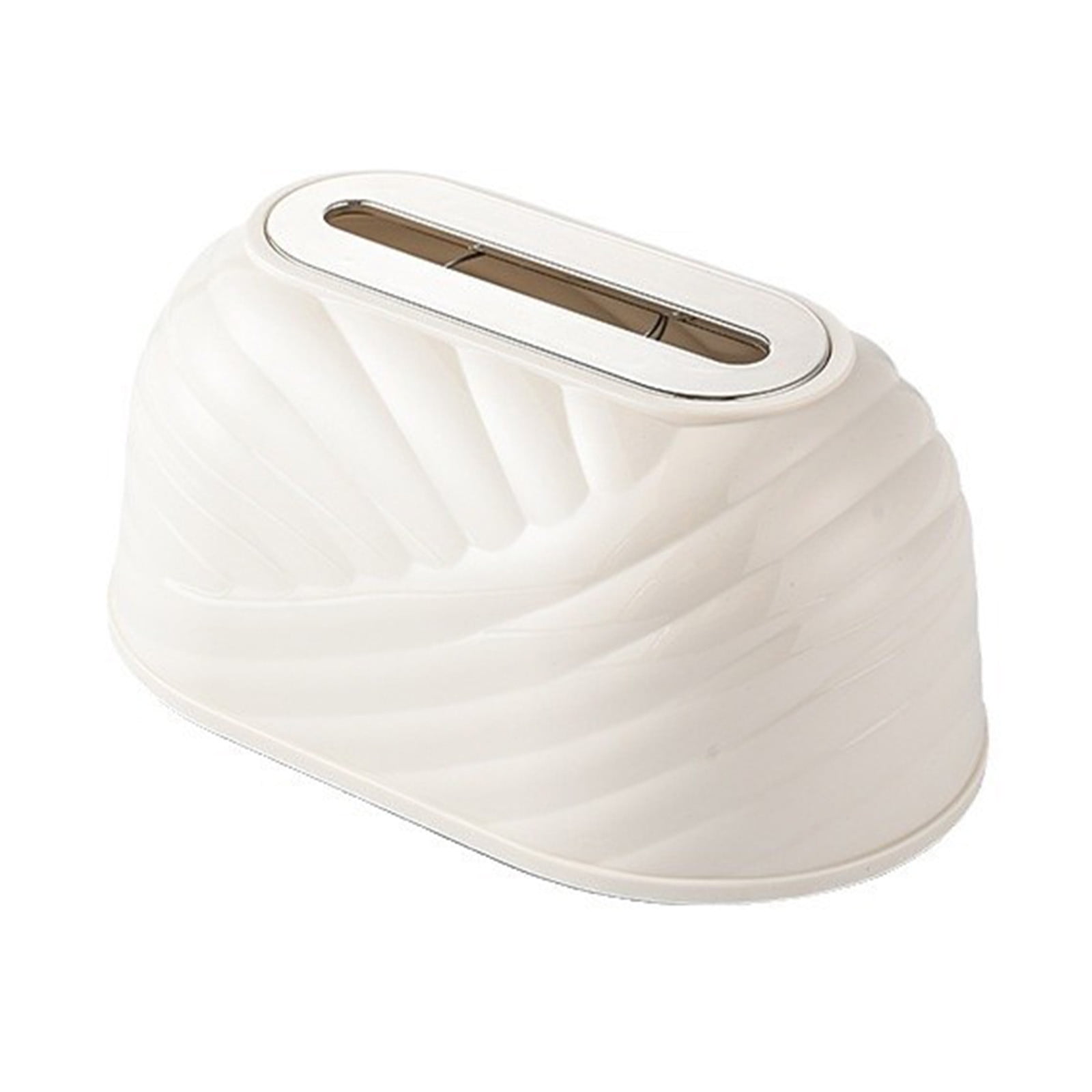 Desktop Tissue Box with Storage Spring-Loaded Paper Dispenser with ...