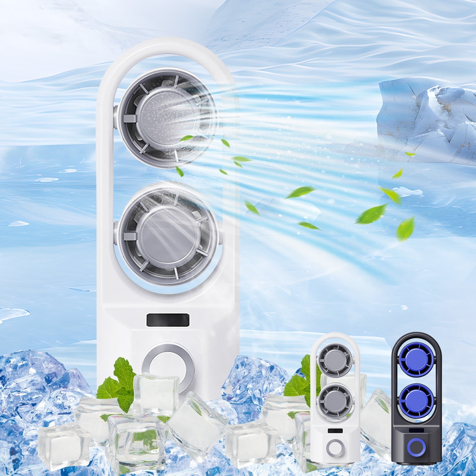 Desktop Tower Fan, Adjustable Shaker Design, Silent Operation, Modern ...