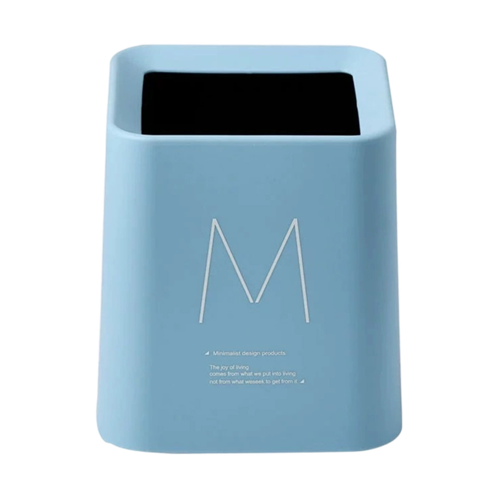 Desktop Trash Bin, Nordic Square Mini Plastic Wastebasket with Lid ...