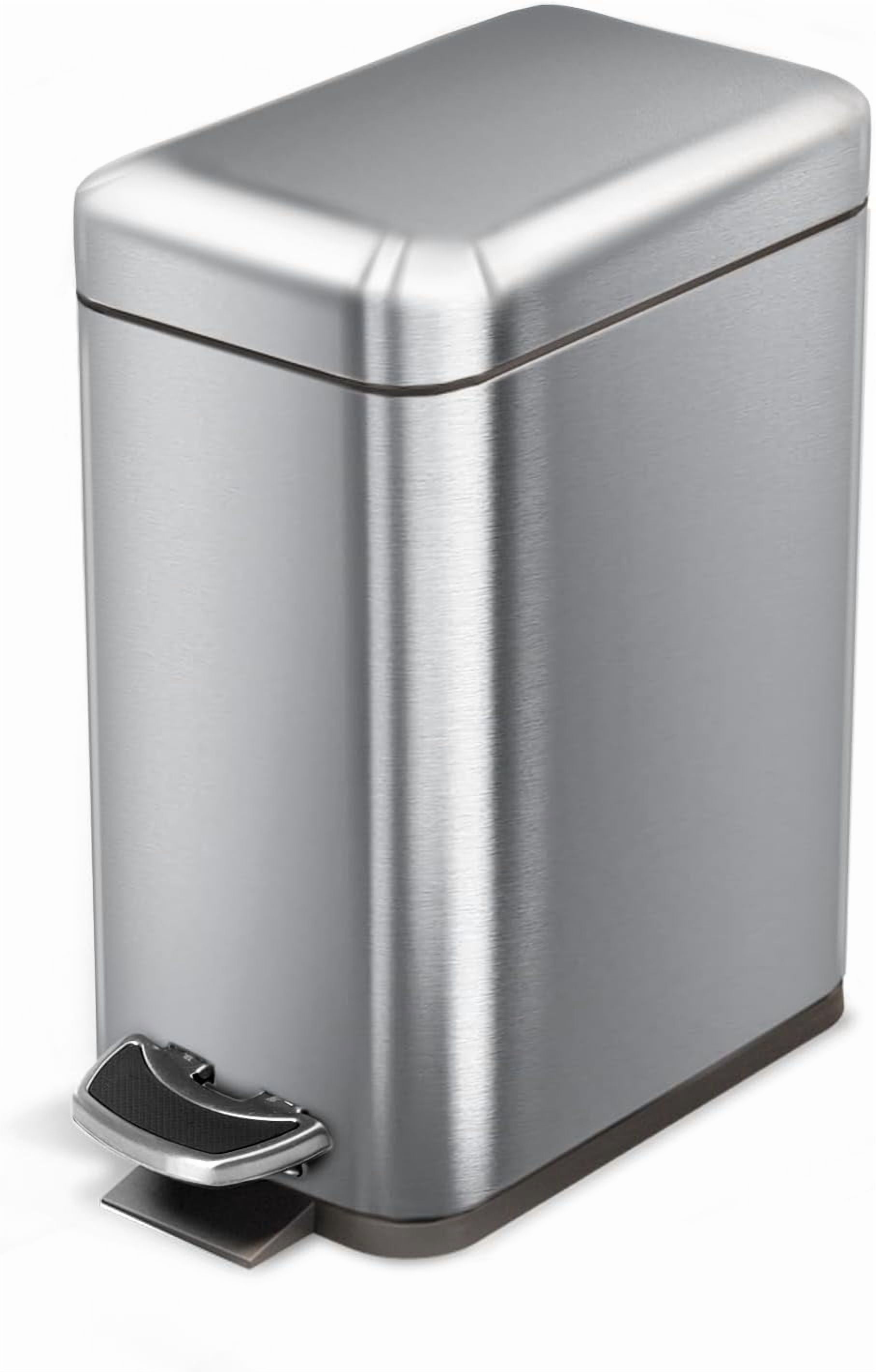 Desktop Trash Can with Lid, Mini Trash Can for Desk, Small Office ...