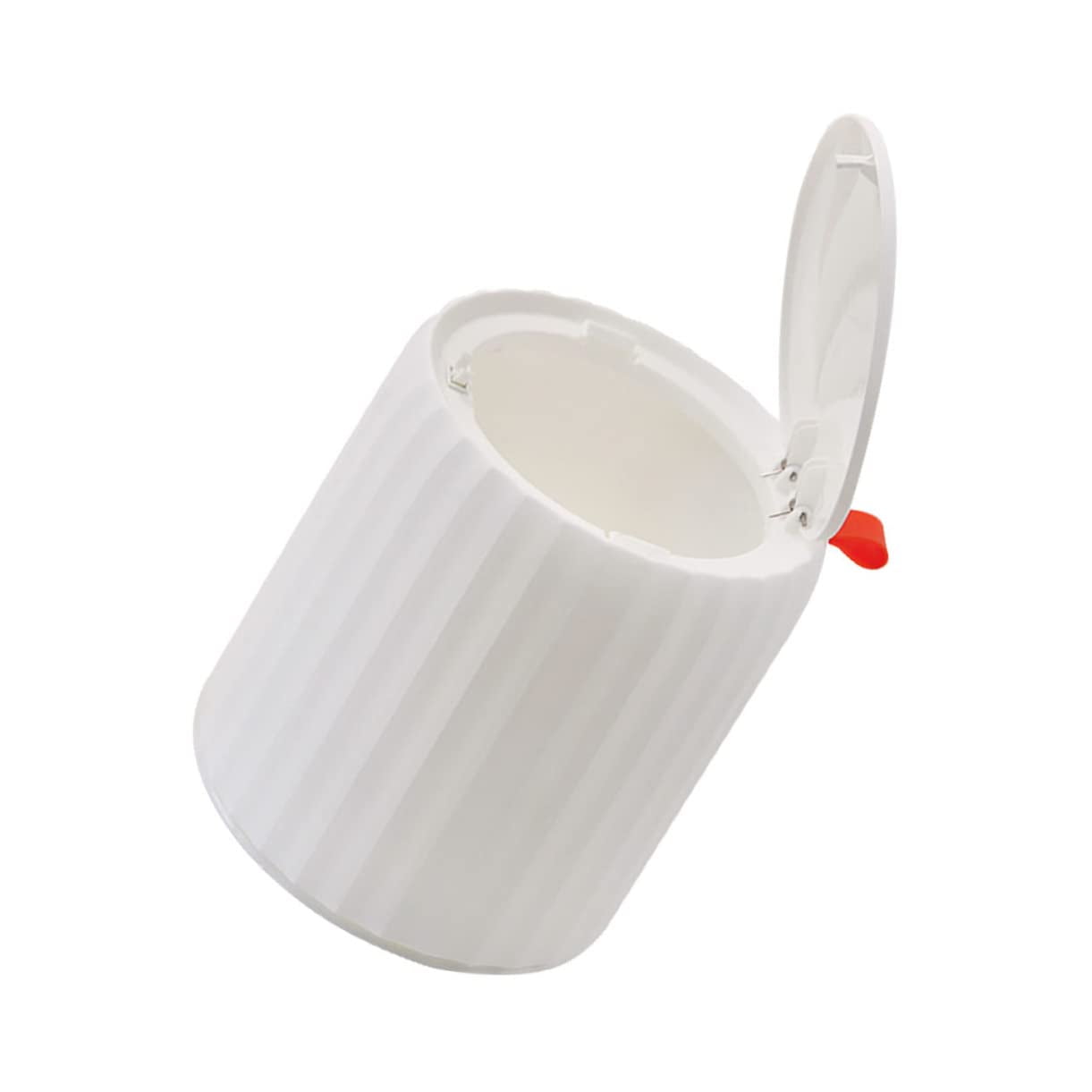 Desktop Trash Can Rubbish Storage Can Versatile Waste Bin Desk Pop-lid ...