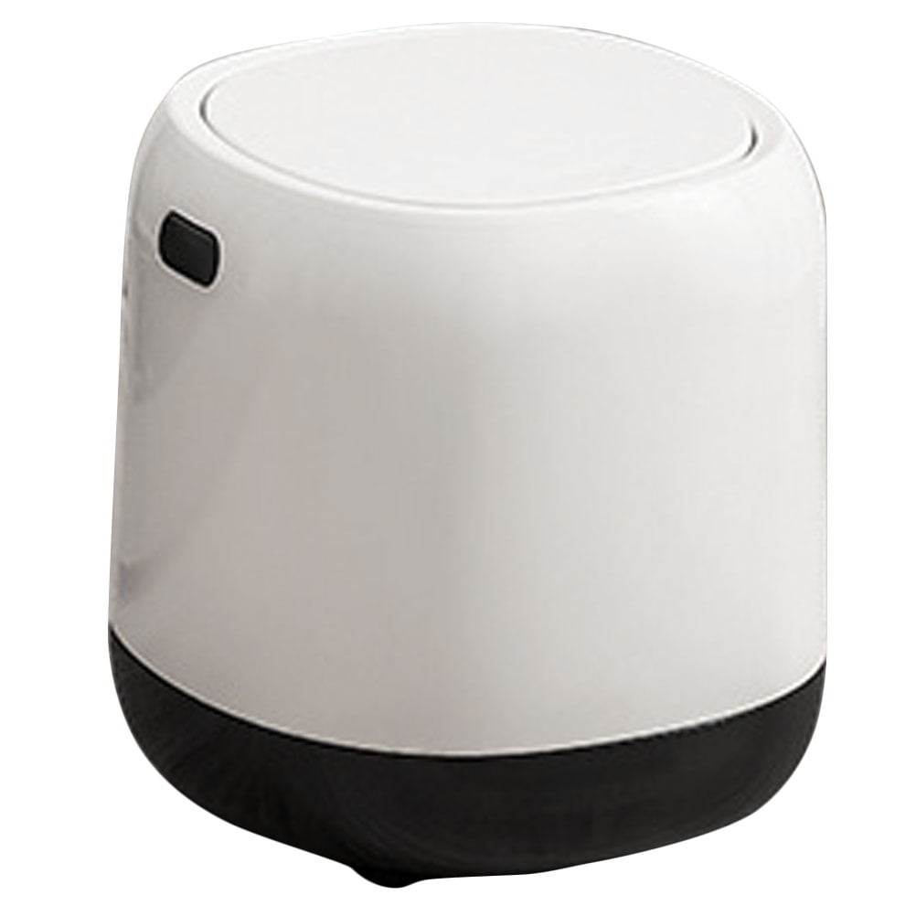 Desktop Trash Can Trash Can with Lid Kitchen Table Garbage Container ...