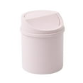 Desktop Trash Can with Lid | Small Mini Garbage Bin for Home Office ...