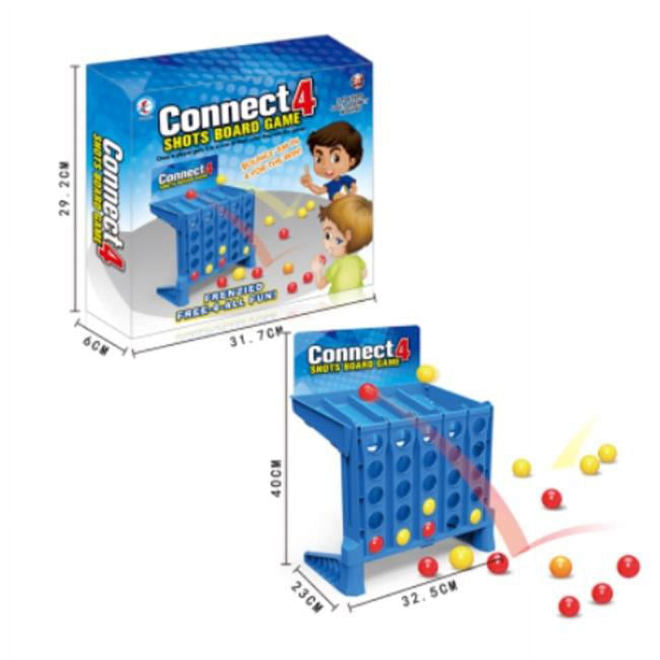 Desktop & Travel Game with Connect 4 Shots Game - Walmart.com