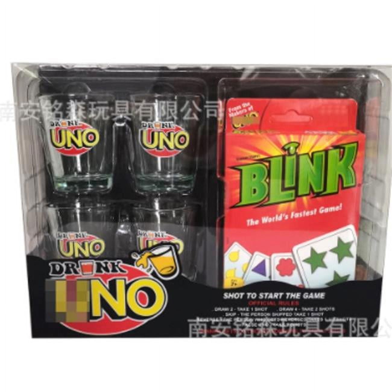 Desktop & Travel Game with Drink UNO Blink - Walmart.com