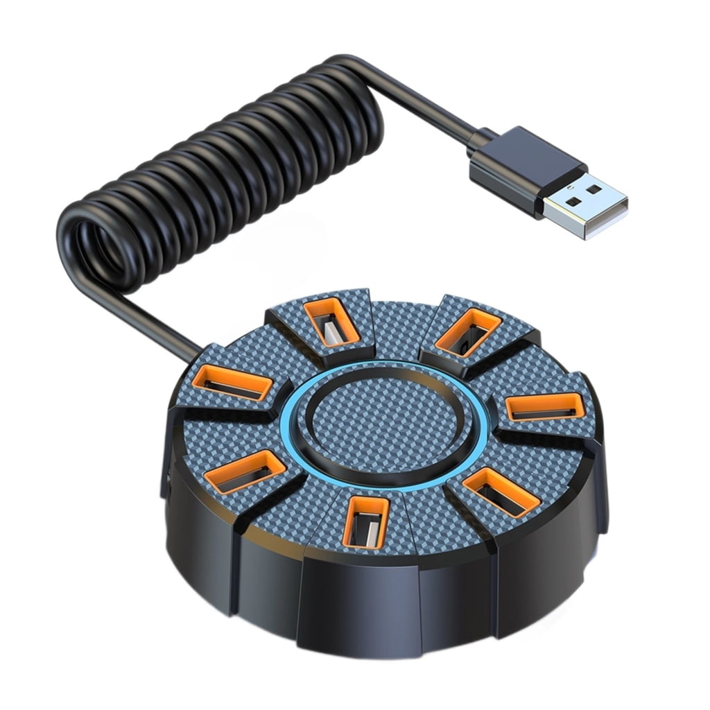 Desktop USB Hubs 7 Port Expandable Connectivitys Auto Switches RGBs ...