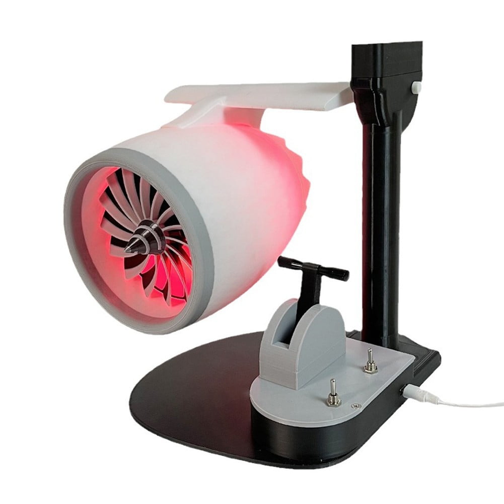 Desktop USB Turbo Jet Fan Engine Fan Portable Jet Engine Humidifier Red ...