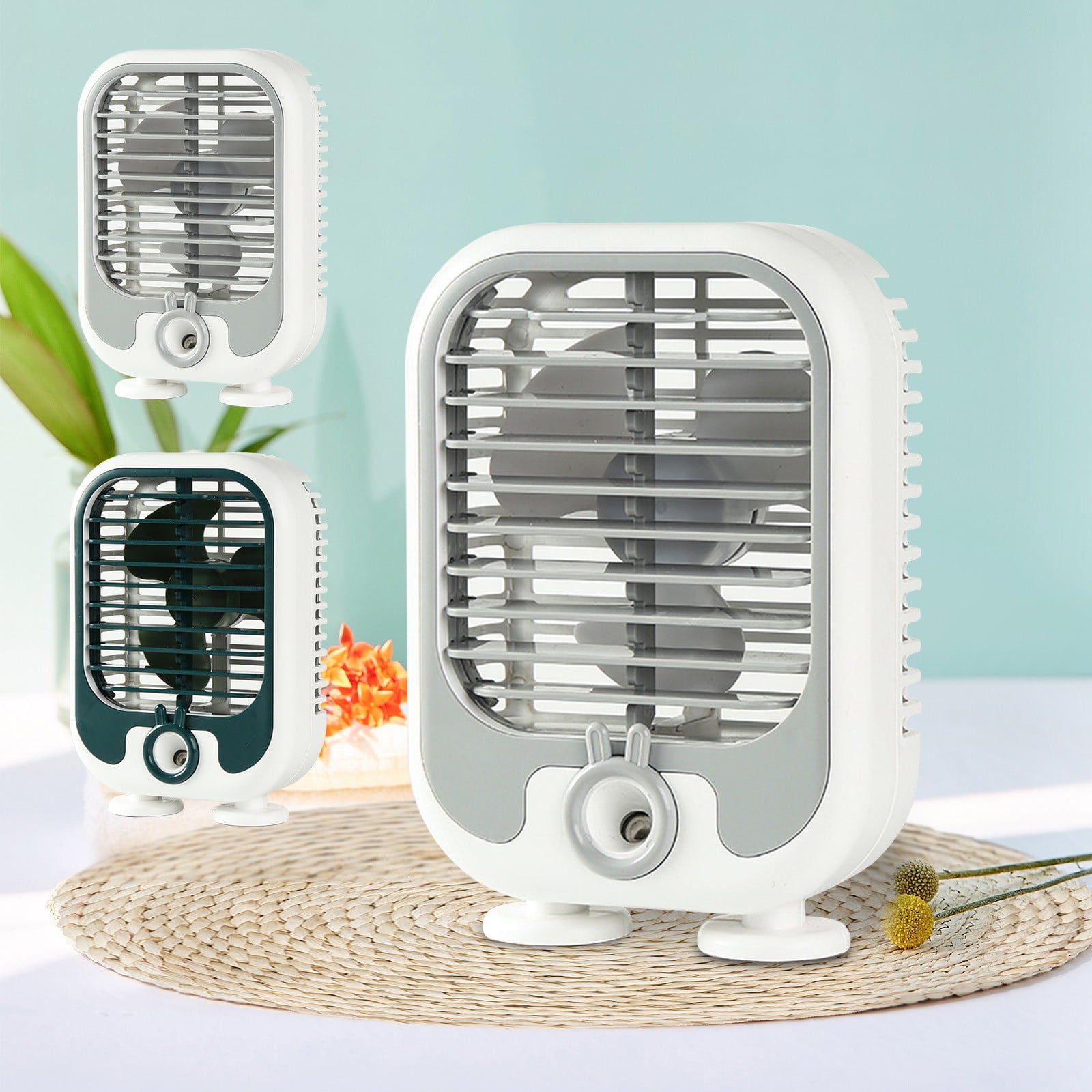 Desktop Usb Fan,Portable Air Circulator,4-Mode Cooling,Sleek Design ...