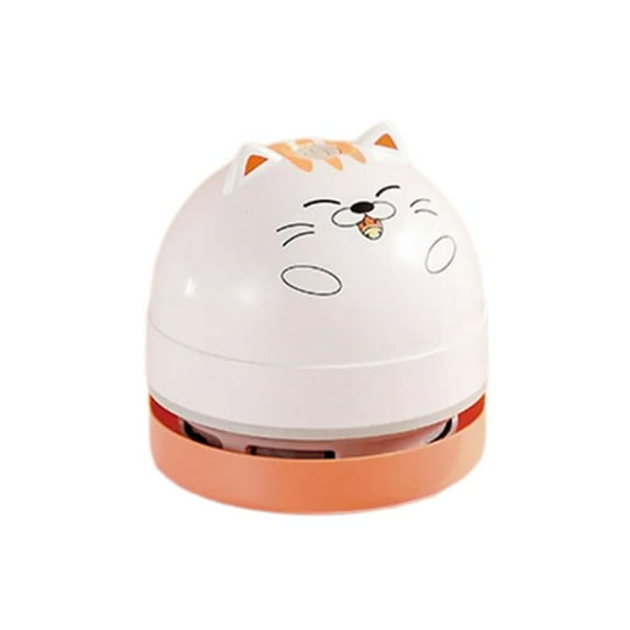 Desktop Vacuum Cleaner USB Charging with Vacuum Nozzle Cleaning Brush ...