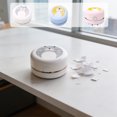 Desktop Vacuum,Mini Cleaner Portable Compact Design,Electric Suction ...