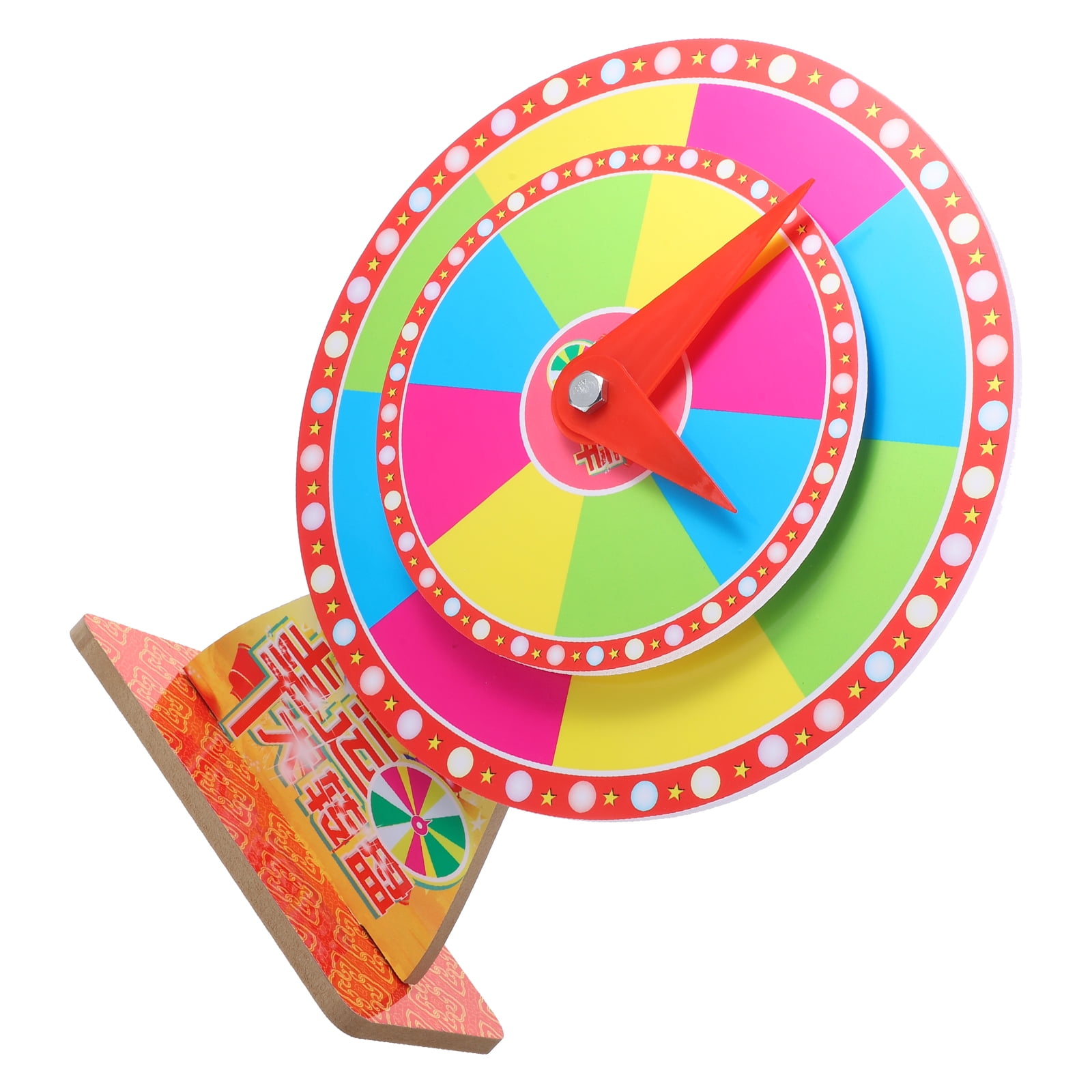 Desktop Vertical Double-layer Lottery Carousel Turntable Party Game ...