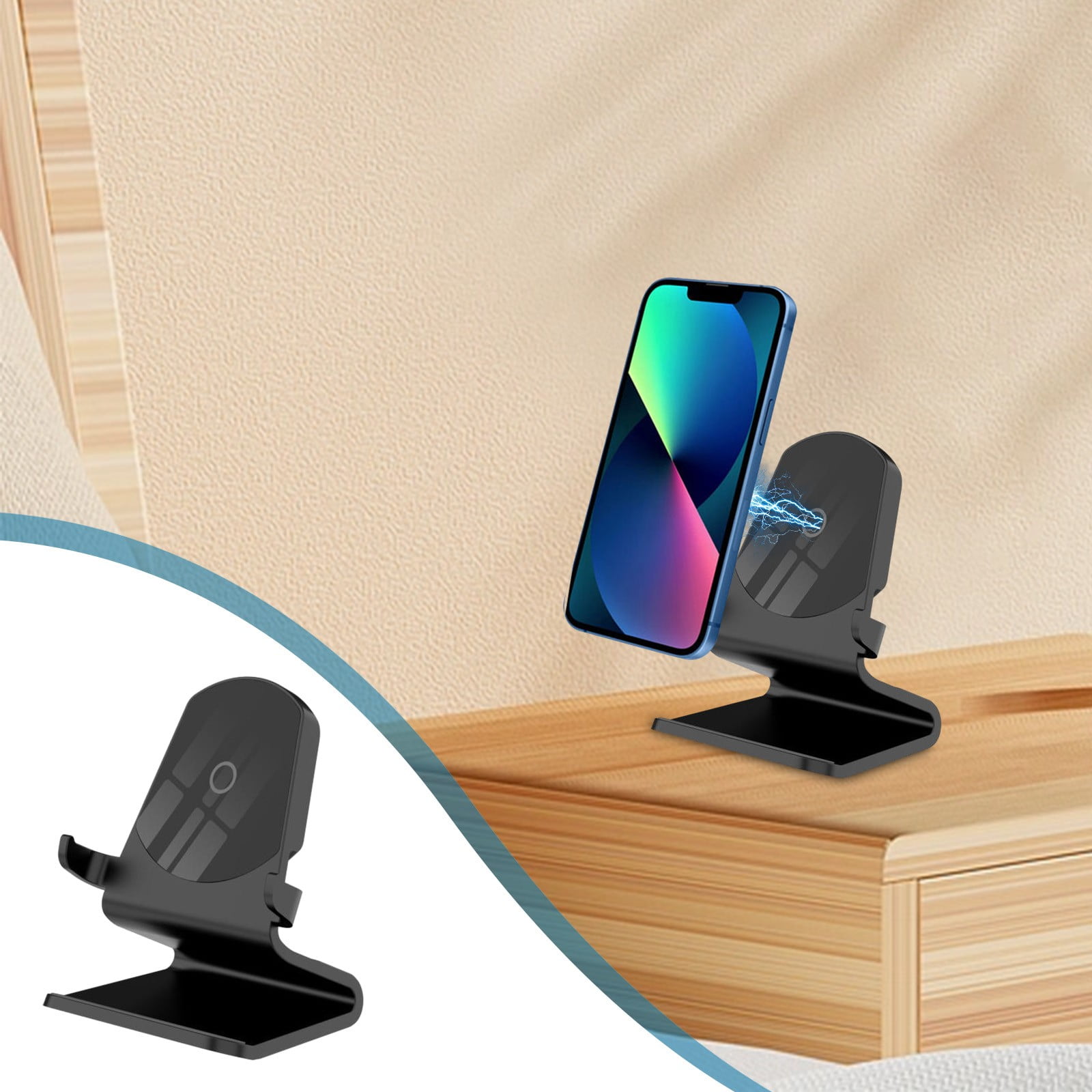 Desktop Vertical Wireless Charging Fast Charging Mobile Phone Bracket ...