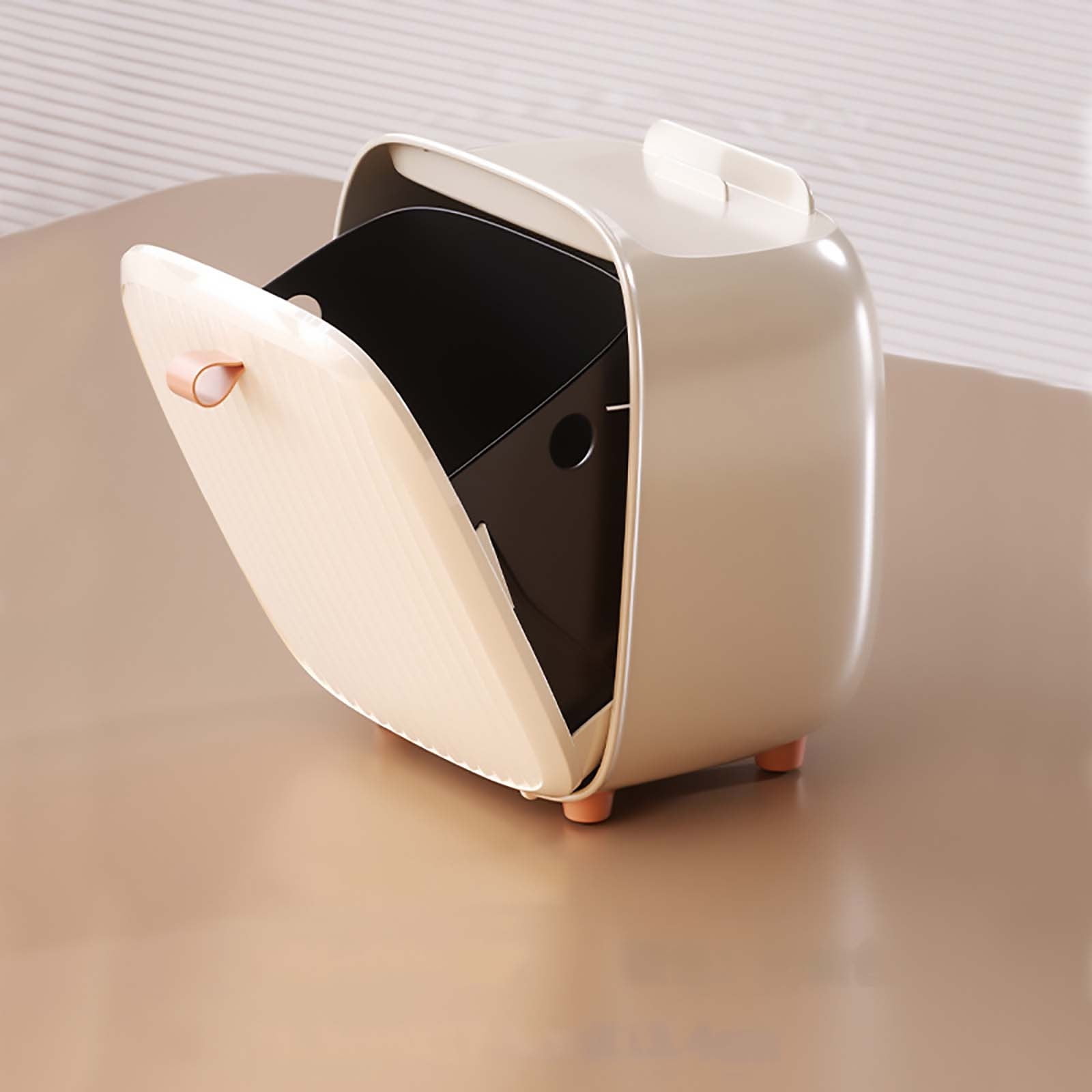 Desktop Waste Bin, Small Storage Basket, Sleek Modern Design, Home ...