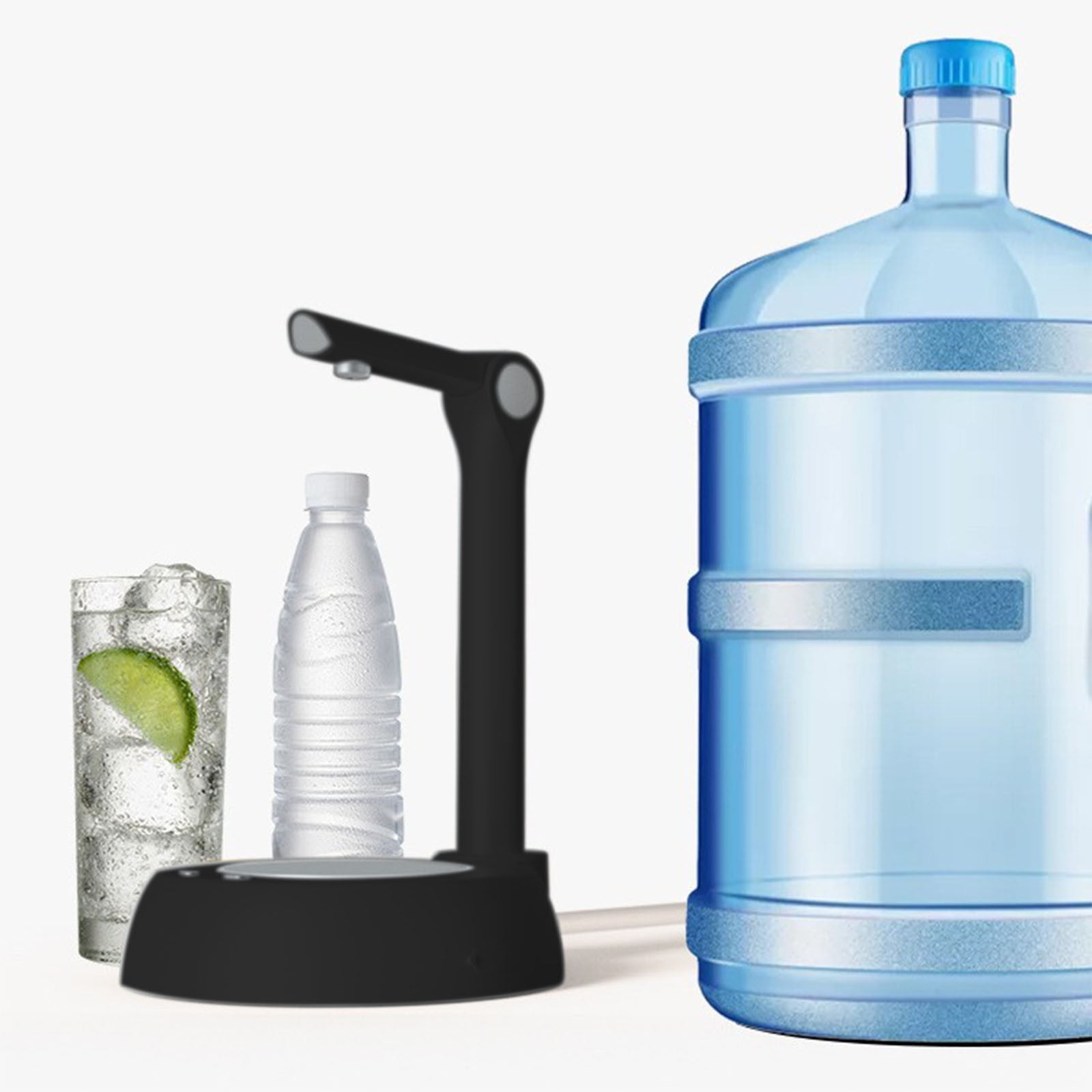 Desktop Water Bottle Dispenser Portable Electric Water Pump Bedside ...