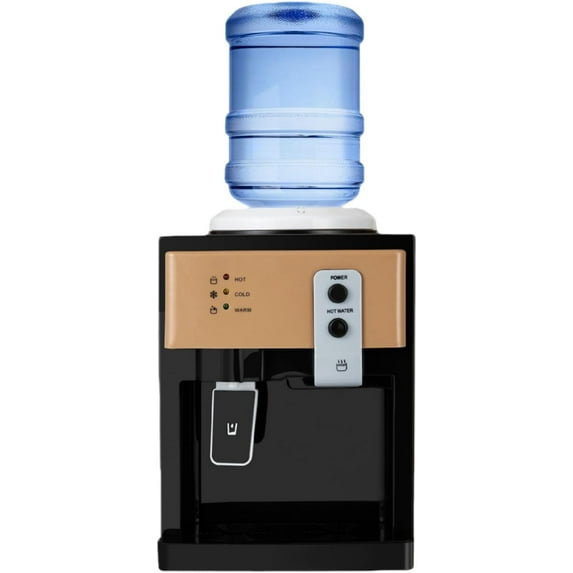 Desktop Water Dispenser, Top Loading Hot and Cold Water Dispenser for 1 ...