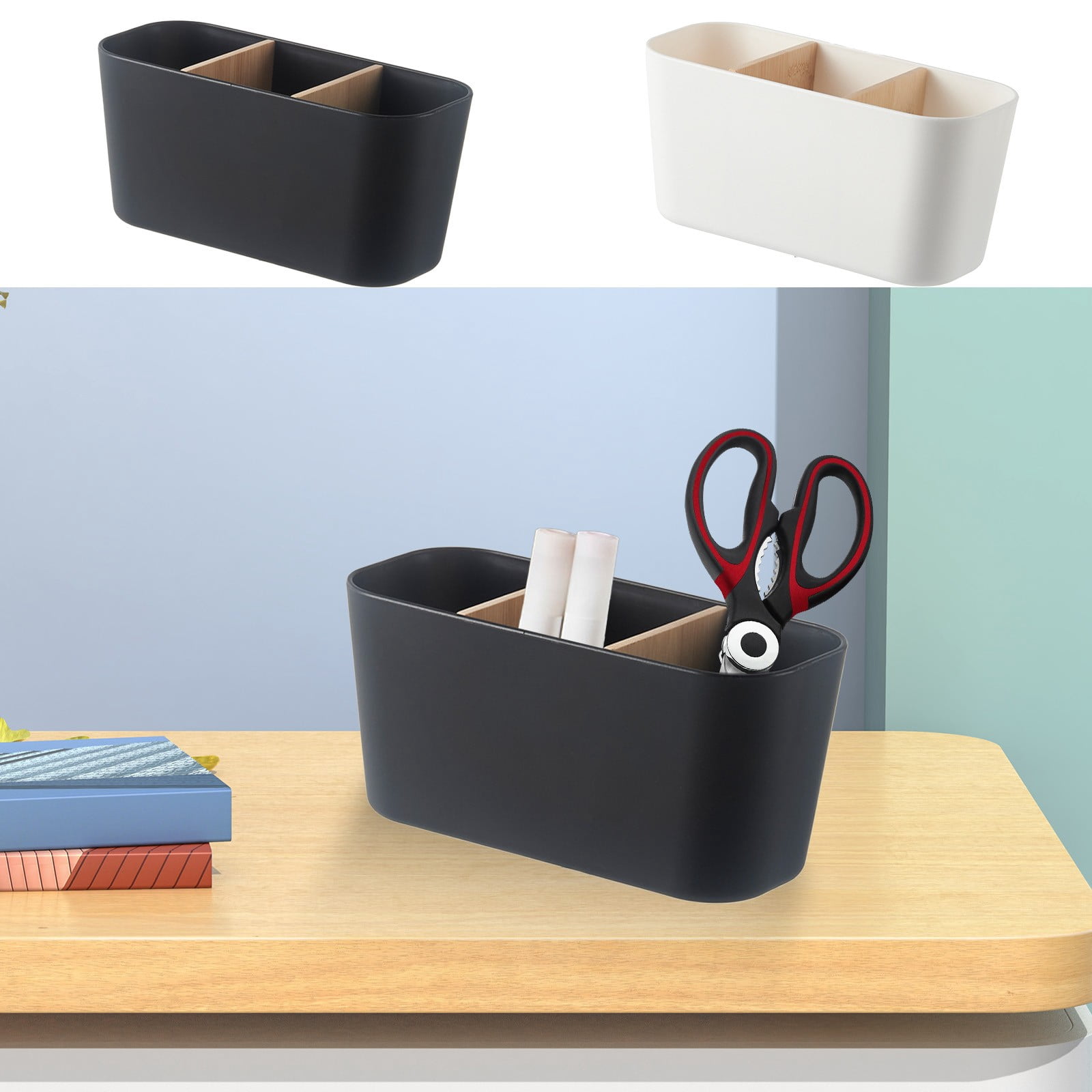 Desktop Writing Accessories Storage Container , Pen and Brush Holder ...