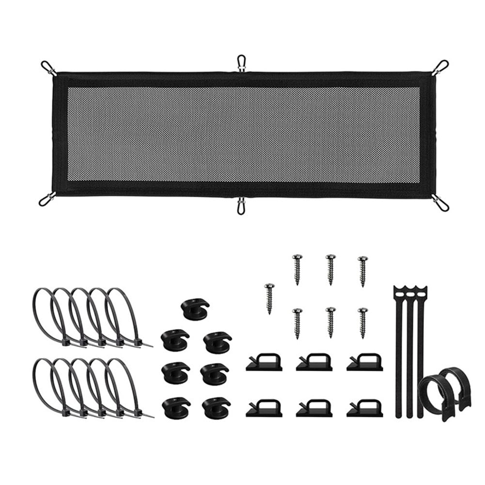 Desktop cable storage net under the table cable wire storage tray ...
