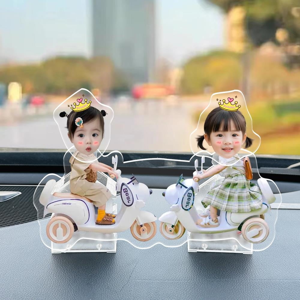 Desktop decorations Funny photo customization Car doll decorations ...