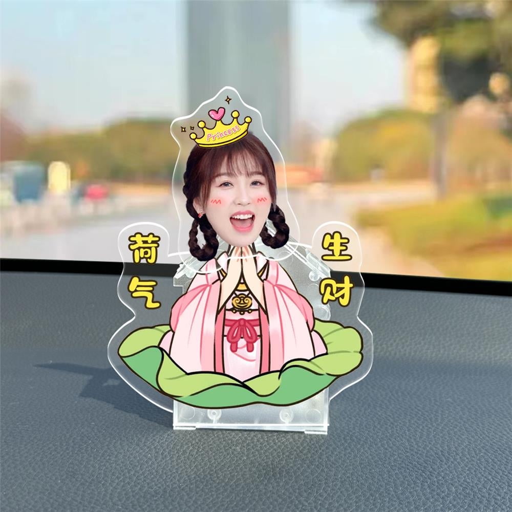 Desktop decorations creative cute photo funny car doll decorations ...