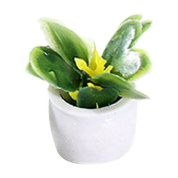 Desktop ornament,Dollhouse Accessories Flowerpots Flowers And Plants ...