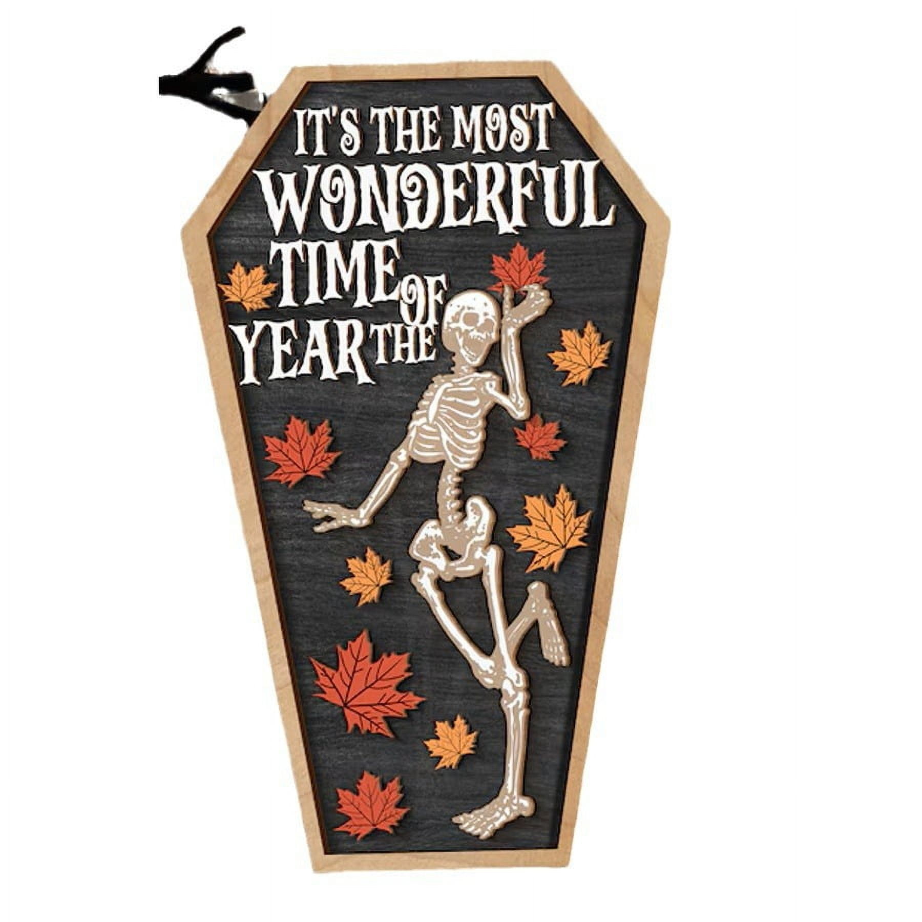 Desktop ornament,Farmhouse Halloween Wooden Signs With Sayings 12’’H X ...
