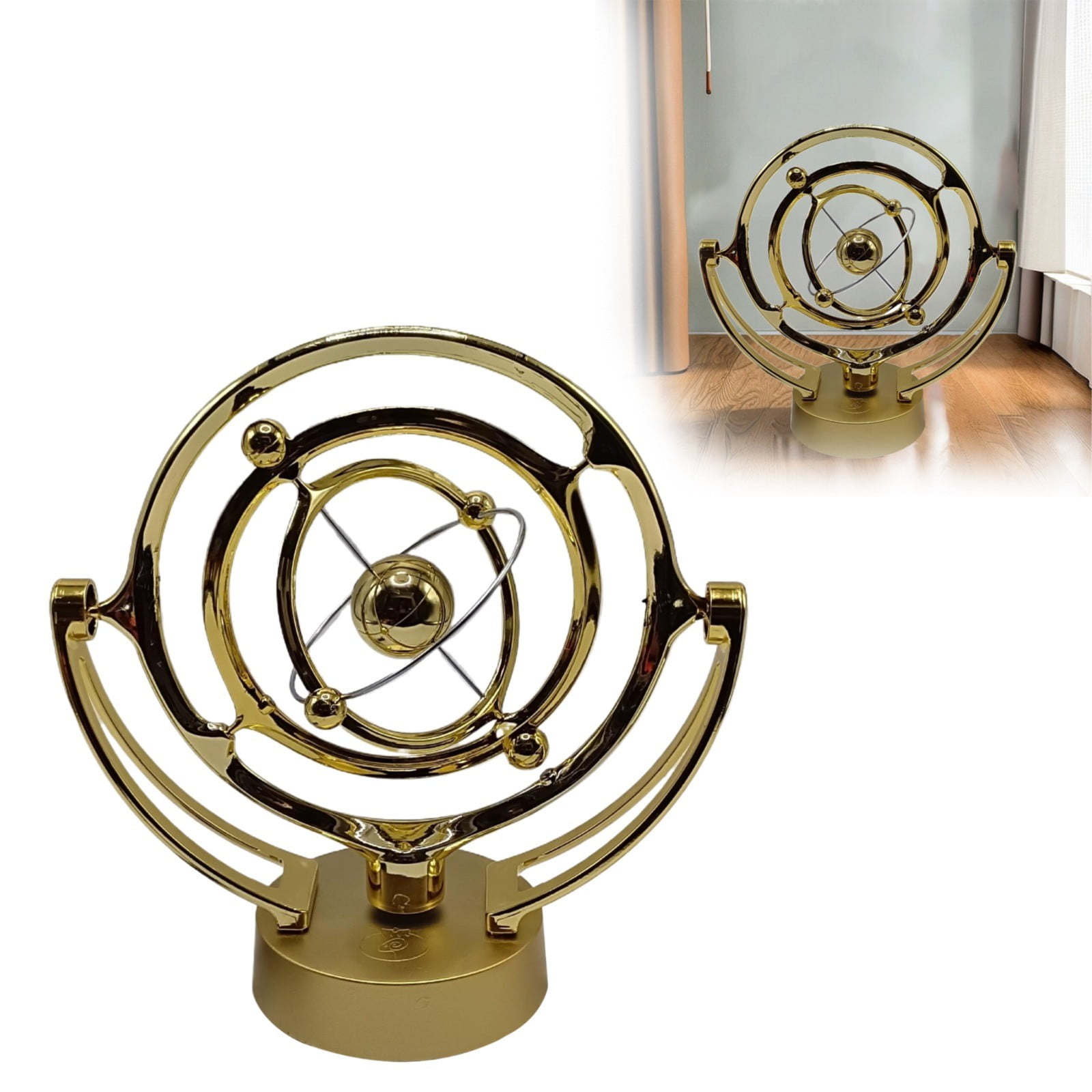 Desktop ornament,Revolving Gadget Perpetual Motion Desk Art Toy Decor ...